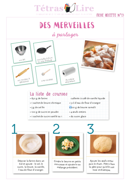 La recette des Merveilles - TetrasLire